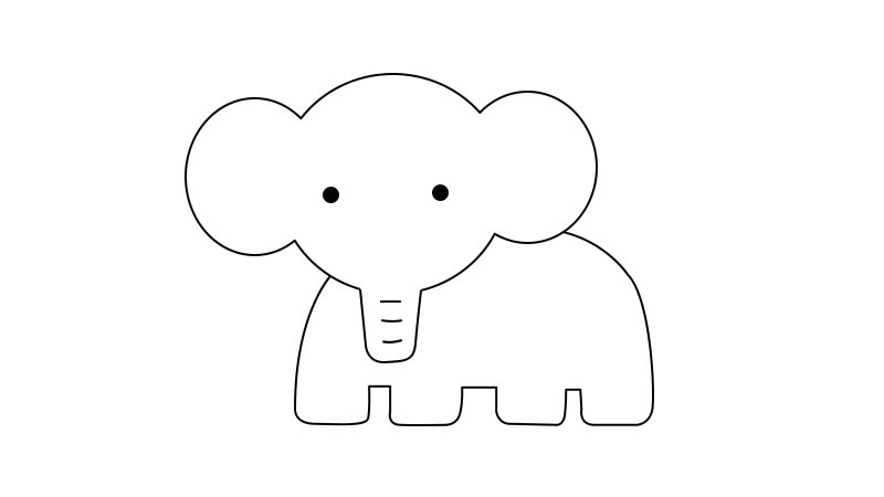 动物简笔画 动物简笔画画法 - 童乐福儿童网